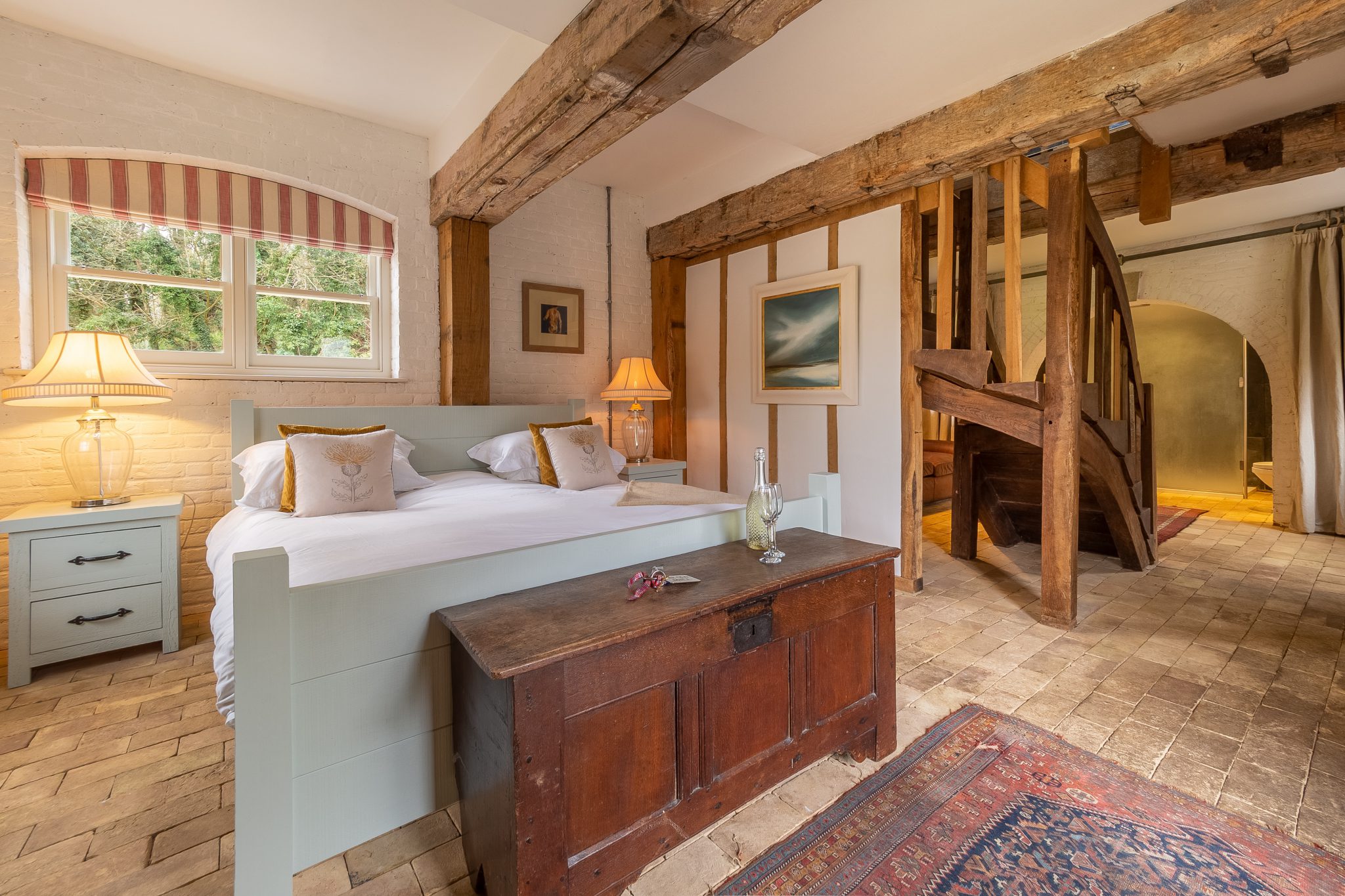 Stay at Belchamp Hall Mill , Belchamp Walter , Suffolk