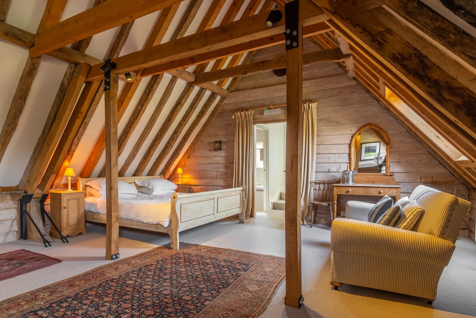 Stay at Belchamp Hall Hayloft , Belchamp Walter , Suffolk